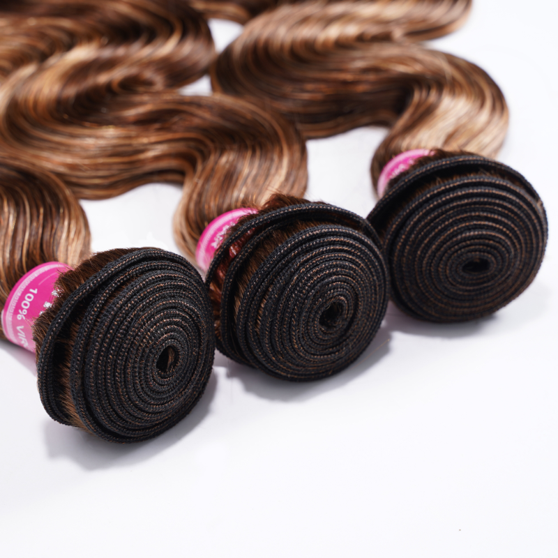 Beautyforever Body Wave 3 Bundles With Undetectable Light Honey Blonde ...