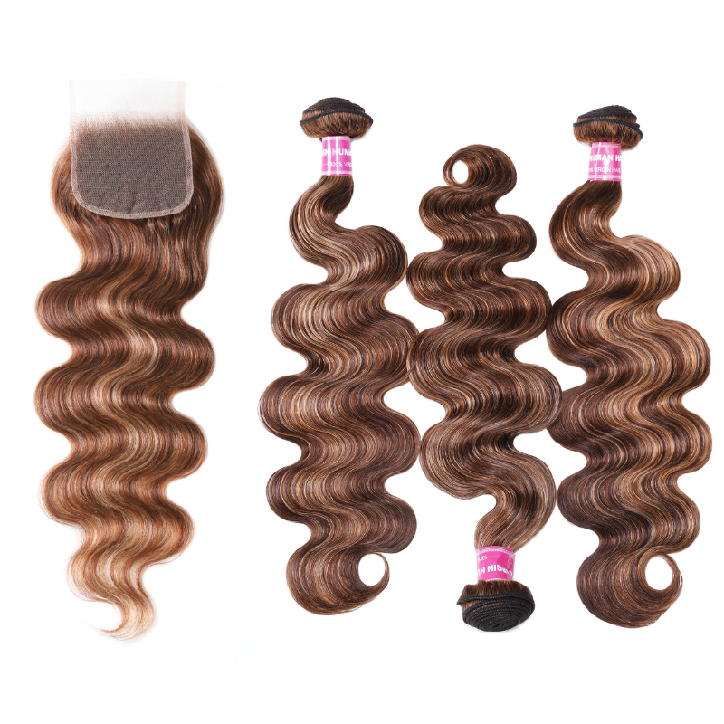 Beautyforever Body Wave 3 Bundles With Undetectable Light Honey Blonde ...
