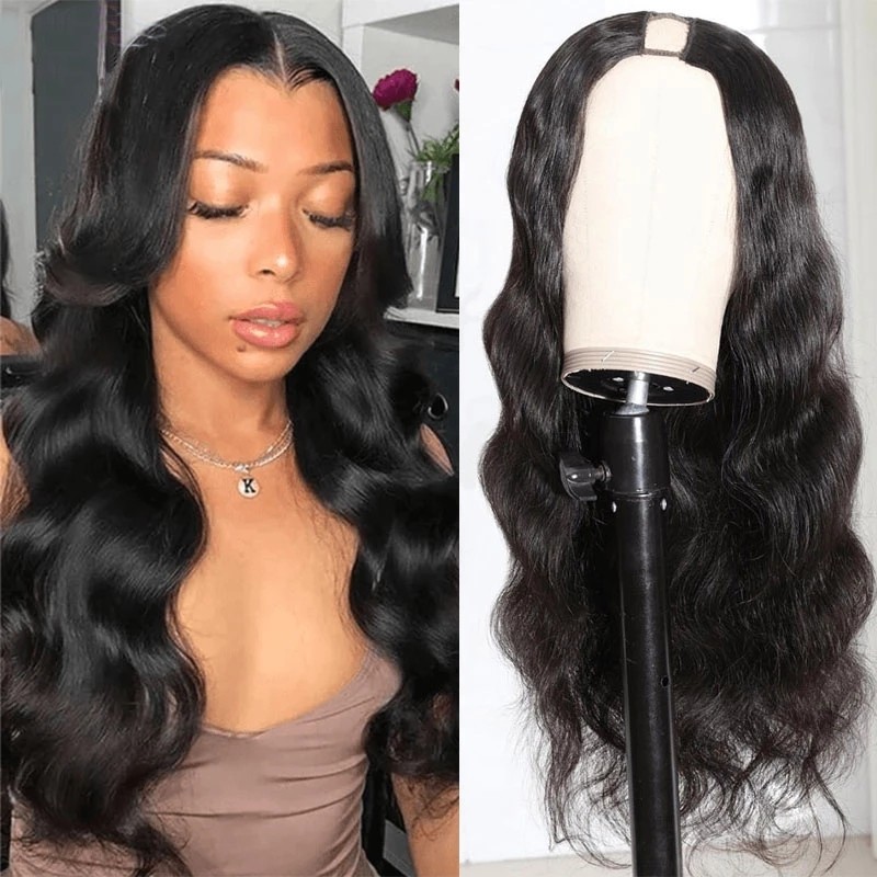Beautyforever Body Wave V Part Wig Shake And Go Glueless Upgrade U Part Wigs For Sale