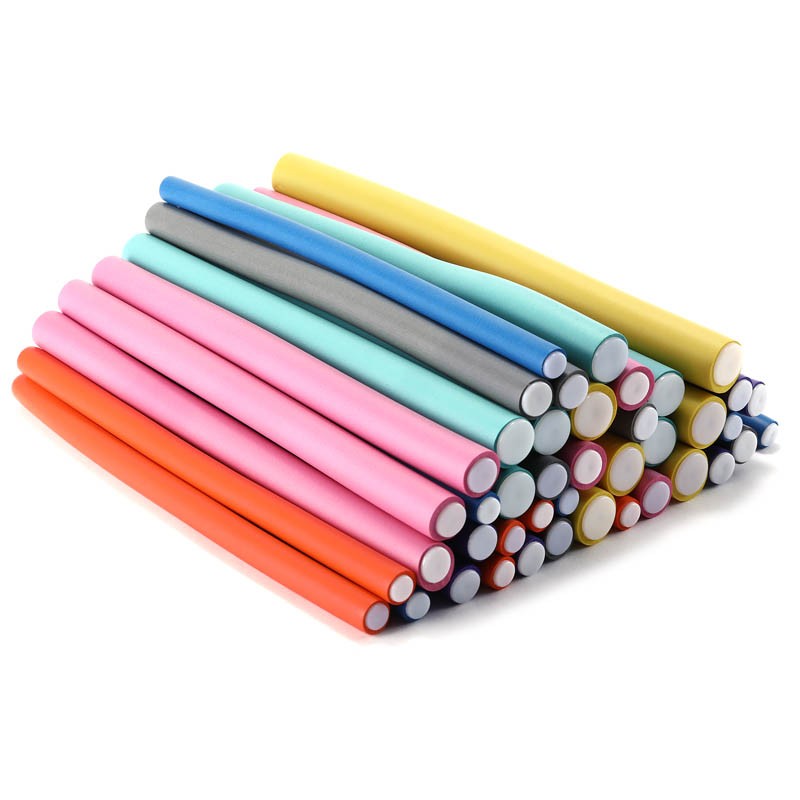 Beautyforever Long Soft Curly Hair Sticks Flexible Twist Rollers DIY ...