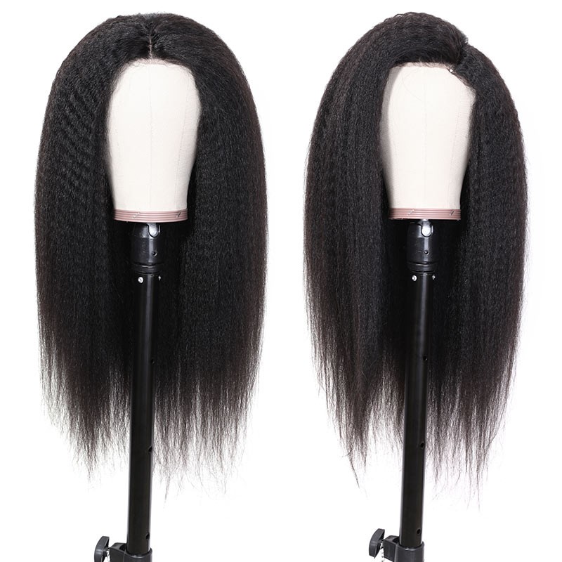Beautyforever Lace Front Realistic Kinky Straight 150% Density Human ...