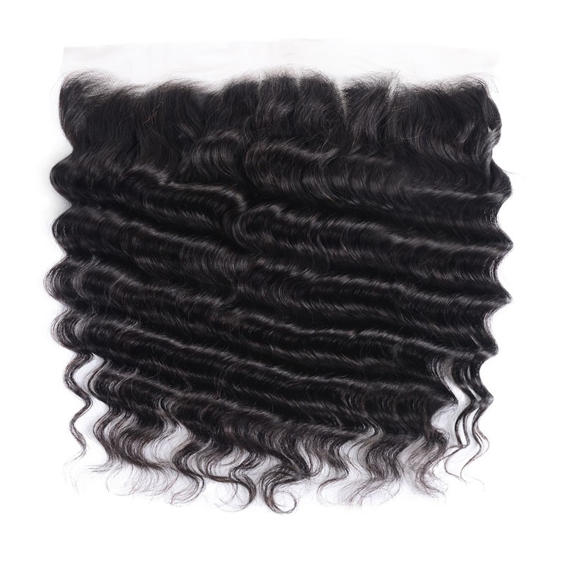 Beautyforever 13x4 Loose Deep Wave Frontal With 3Bundles Natural Color