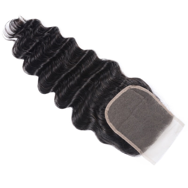 Beautyforever Loose Deep Wave 4x4 Inch Lace Closure Human Virgin Hair