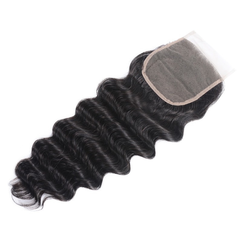Beautyforever Loose Deep Wave 4x4 Inch Lace Closure Human Virgin Hair