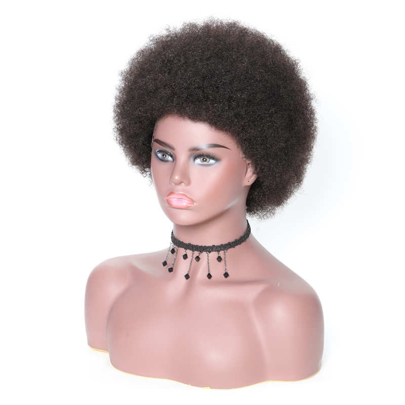 Beautyforever Lace Front Short Human Hair Curly Afro Wigs On Sale