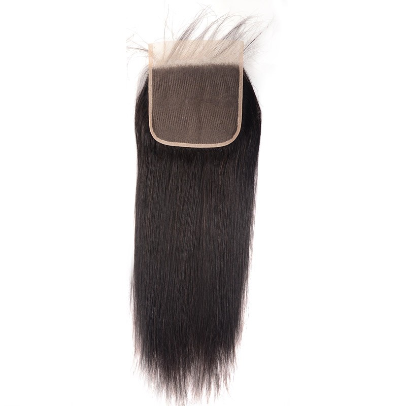 Beautyforever Malaysia Straight Human Hair 6x6 Free Part Lace Closure ...