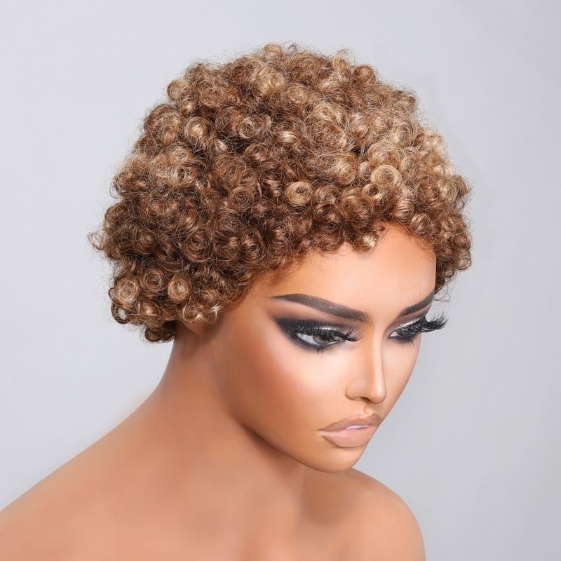 Beautyforever Breathable TL412 Honey Blonde Wear Go Glueless Afro Human ...