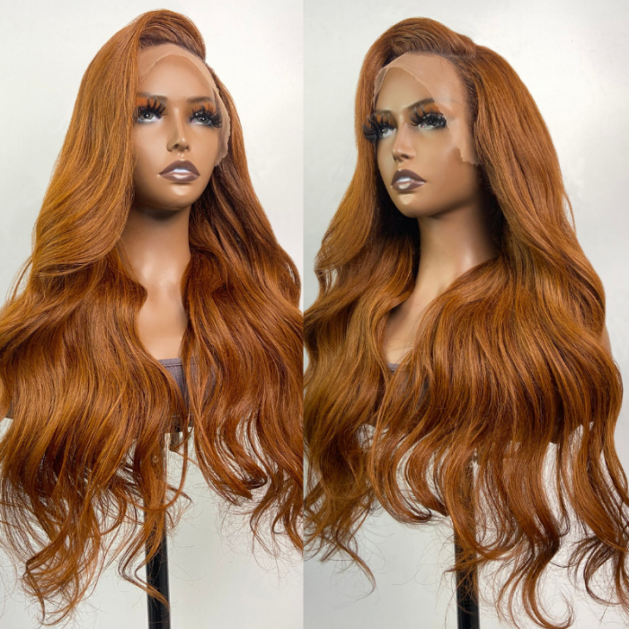Beautyforever Body Wave Chestnut Brown Wig 13x4 Lace Front Wig Human Hair Wigs Pre-plucked With ...