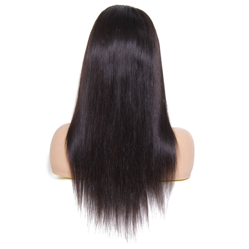 Beautyforever Pre-Plucked Free Part Long Straight Full Lace Human Hair Wig