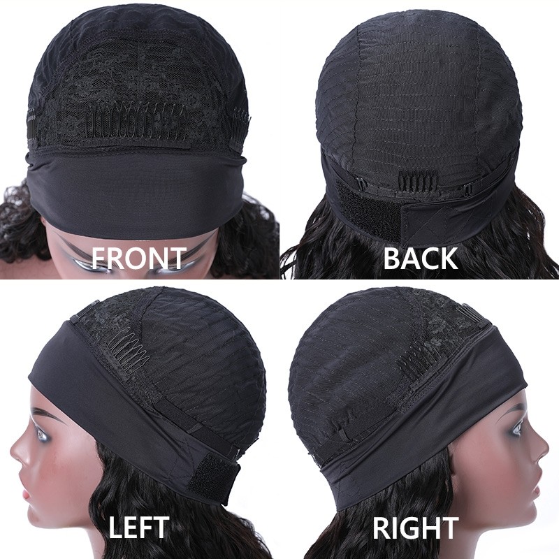 Beautyforever Headband Wig Water Wave Glueless Human Hair Wigs With Pre ...