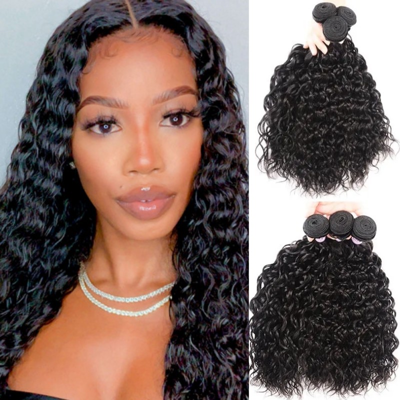 Beautyforever Peruvian Water Wave Hairstyles 3Bundles
