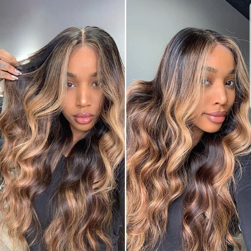 Beautyforever Balayage Ombre Highlights Hair Weave Malaysian Body Wave ...