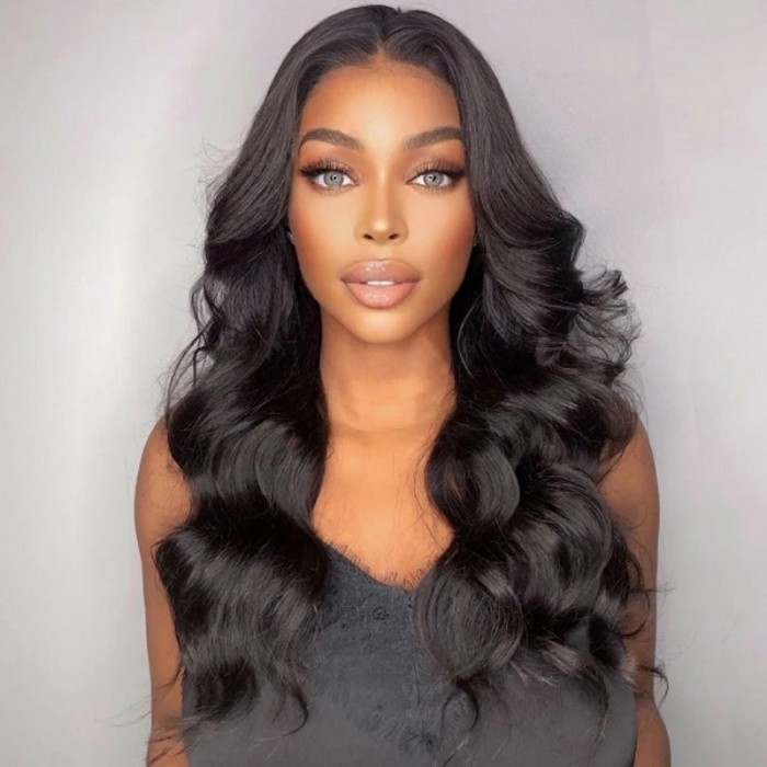 Beautyforever Body Wave 13X4 Lace Front Wigs Pre-plucked Human Hair Wig 180% Density Online Sale