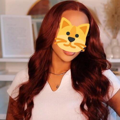 Beautyforever 33B Auburn Wig Body Wave 4x4 lace Closure Wigs Human Hair With Babyhair For Women