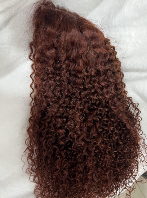 Beautyforever Glueless 33B Auburn Wig Jerry Curly Body Wave 6x4.75 / 4x4 Pre Cut Lace Closure ...